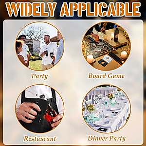 100 Pieces Stainless Steel Card Bottle Openers Bulk Metal Card Beer Bottle Openers Groomsmen Wallet Bottle Opener for Wedding Party Bridesmaid Favors Gifts (Silver, Black, Poker Card)