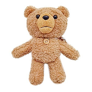 Guppy Compatible with AirPods Pro Furry Case Girls 3D Cartoon Cute Teddy Bear Doll Plush Fluffy Warm Carrying Case Soft Protective AirPods Pro Case Cover Accessories for AirPods Pro 2019 Light Brown