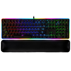 Rosewill Mechanical Gaming Keyboard, RGB LED Glow Backlit Computer Mechanical Switch Keyboard for PC, Laptop, Mac, Software Customizable - Professional Gaming Brown Mechanical Switch