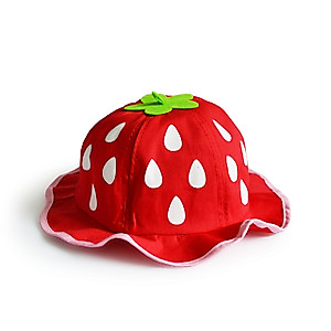 UltraKey Bucket Hat, Fashion Baby Kids Boys Girls Strawberry Cap Toddler Spring Bucket Hat Sun Cap
