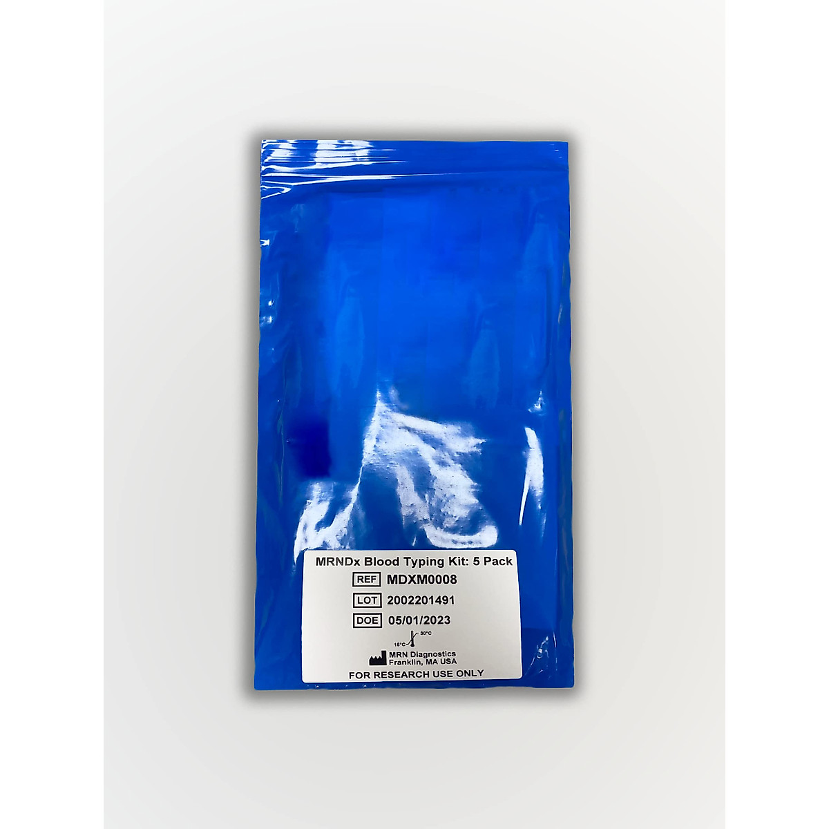 MRN Diagnosics Blood Typing Kit: 5 Pack