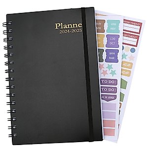 2024-2025 Planner Weekly and Monthly, 18 Month Academic Daily Planner January 2024- June 2025, 2024Spiral Planner with Hardcover, Thick Paper, 5.7" x 8.3