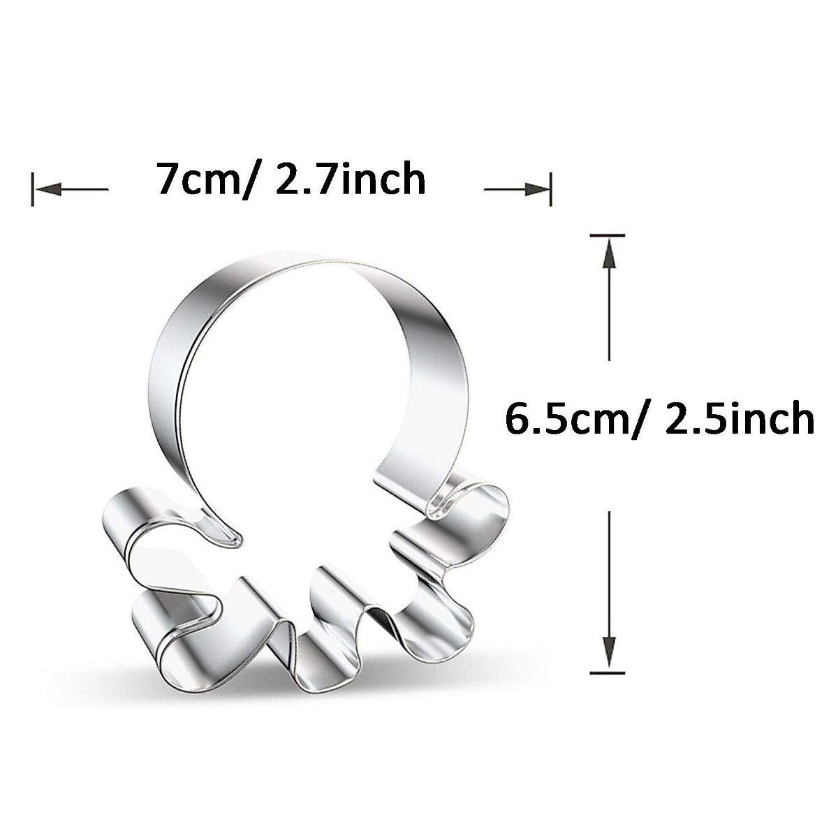 WJSYSHOP Octopus Cookie Cutter - B
