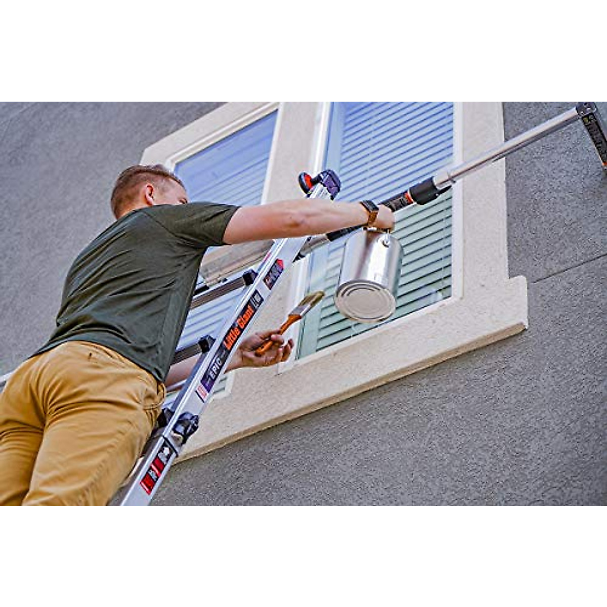 Little Giant Ladders, Epic, M17, 17 foot, Multi-Position Ladder, Aluminum, Type 1A, 300 lbs weight rating, (16817-818)