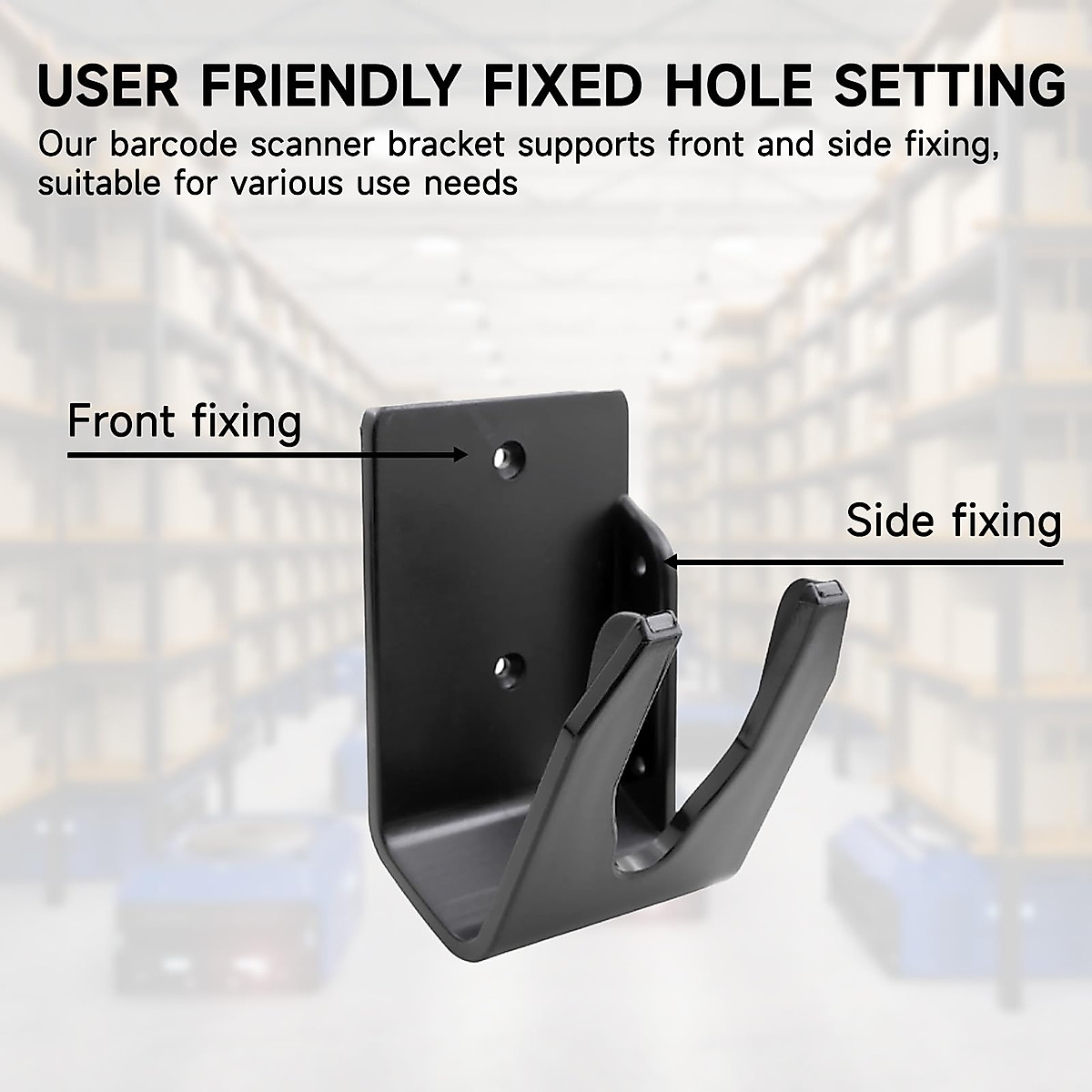 VENREA Barcode Scanner Bracket, Barcode Reader Bracket Wall Mounted Access Device Suitable for Tera Pro Barcode Scanner 2D QR 1D Barcode Reader, Symbol Zebra Honeywell Intermec Motorola