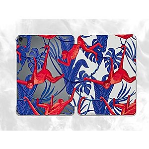 Cute Monkey Animal Tropical case Compatible with iPad Mini Air Pro 7.9 8.3 9.7 10.2 10.9 11 12.9 inch Pattern Cover New 2022 2021 Trifold Stand 3 4 5 6 7 8 9 Generation 455 (12.9 Pro 3/4/5 gen)