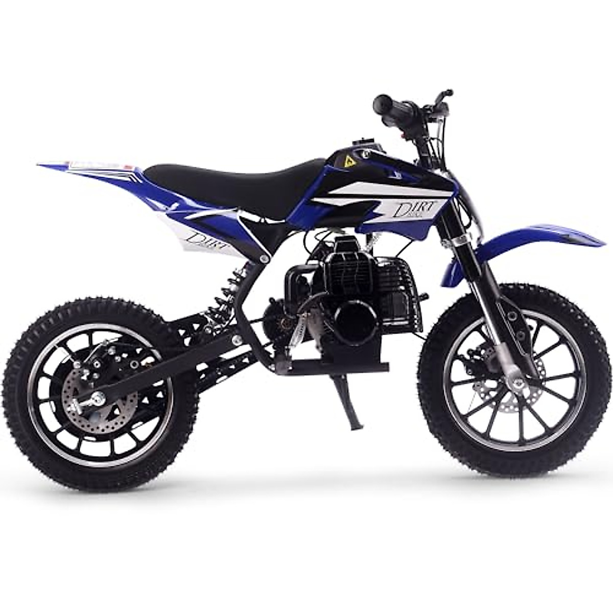 MotoTec DB-01 50cc 2-Stroke Kids Gas Dirt Bike Blue