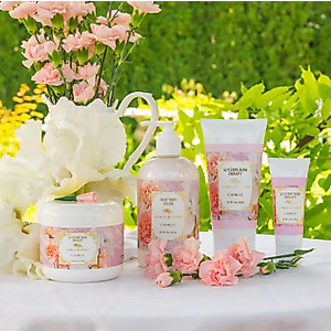 Camille Beckman Camille Scented Silky Body Cream, Daily Moisturizer for All Skin Types, Non-Greasy Vegan Formula to Nourish and Soften Hands and Body, 13 Ounce