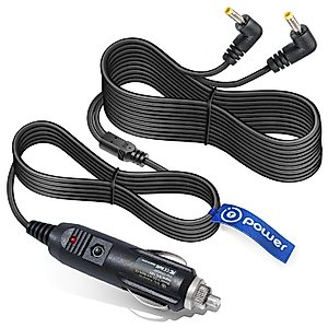 T Power Dual Screen Auto Car Charger for Insignia Sylvania Philips Phillips Ematic Portable DVD Player Ly-02 Ay4133 Ay4197 ONLY Cigarette Plug Power Supply