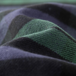 CALVIN & OLIVIA Cashmere Feel Scarf Soft Winter Soft Tartan Plaid Fashion Scottish Check Multi-Color Gift for Men Women Amazon Forest Green