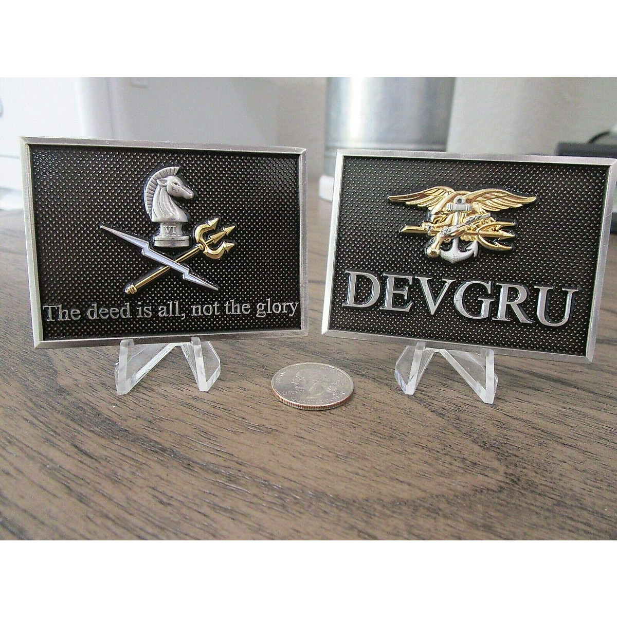 Navy Seal Team Six Black Squadron Seals DEVGRU Challenge Coin