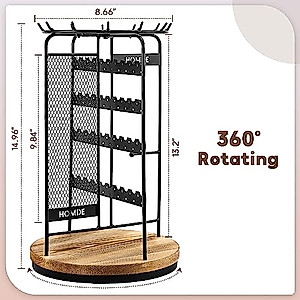 Homde Leather Jewelry Box + Jewelry Stand