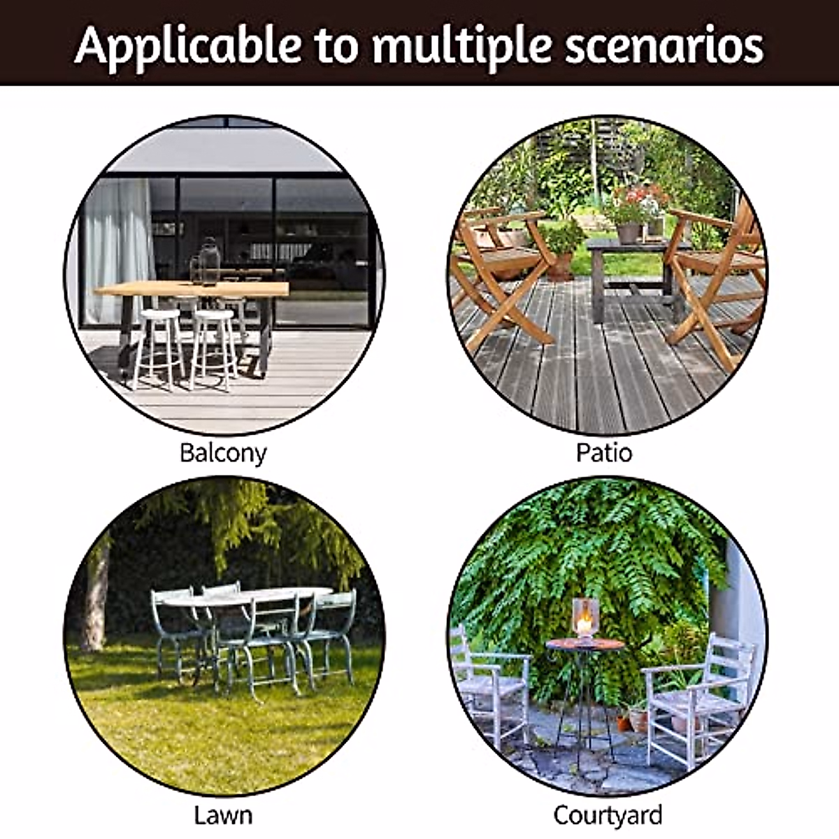 IJIALIFE Outdoor Wicker Bar Stools, 3 Pcs Patio Bar Height Bistro Chair Outdoor Patio Furniture Sets Wicker Conversation Set for Backyard Balcony Poolside,White