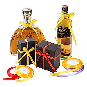 500 Yard Fabric Ribbon Satin Ribbon Rolls Silk Satin Roll, 25 Yard/Rolls, 20 Rolls, Valentines Ribbon for Gift Package Wrapping Ribbon Bow Making Crafts Sewing Party Wedding, 2/5 Inch Wide