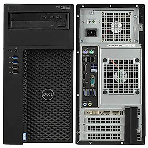 Dell Precision Tower 3620 Core i7-6700 16GB DDR4 512GB SSD DVDRW Nvidia Quadro K2200 4GB Windows 10 Pro Workstation PC (Renewed)