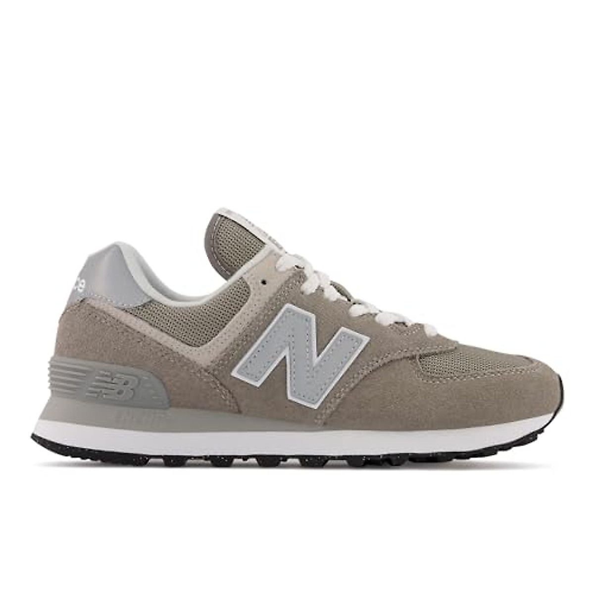 New Balance Women's 574 Core Sneaker, Grey/White, 7