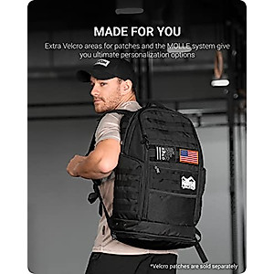Phantom Athletics Gym Backpack - Sports MMA Boxing BJJ - Men Bag Tactical Black