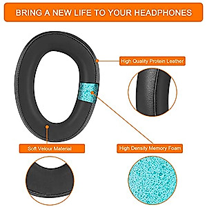Replacement Ear Pads for GSP 600, Ear Cushions Covers Repair Parts Compatible with GSP 670, GSP 500 Gaming Headphones Headset, Easy Installation and Noise Isolation