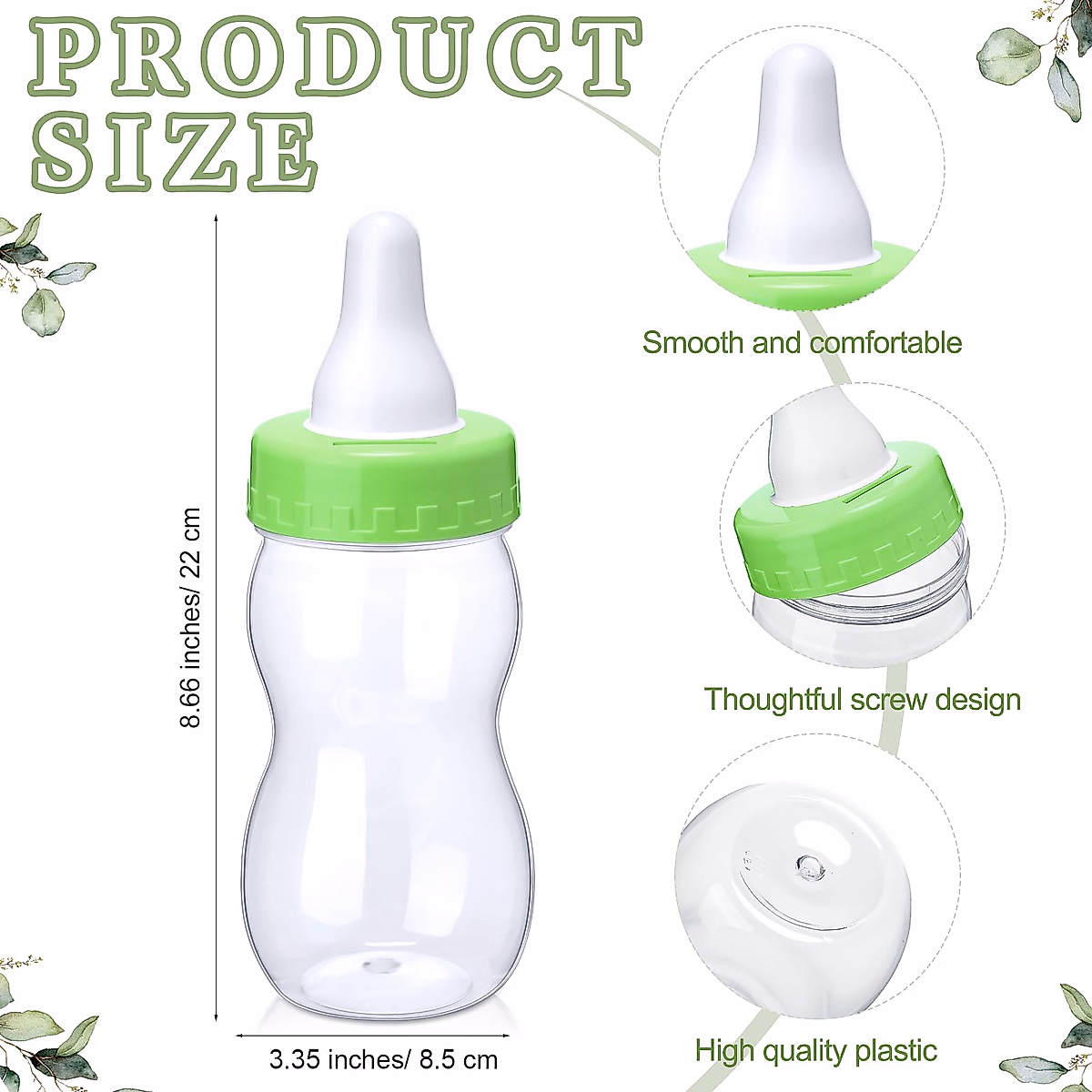 Dandat 122 Pcs Woodland Safari Baby Shower Games Guess How Many Crackers Sign 100 Guessing Cards 750ml Milk Bottle 20 Pencils for Animal Jungle Theme Baby Shower Gender Reveal Party Decor (Animal)