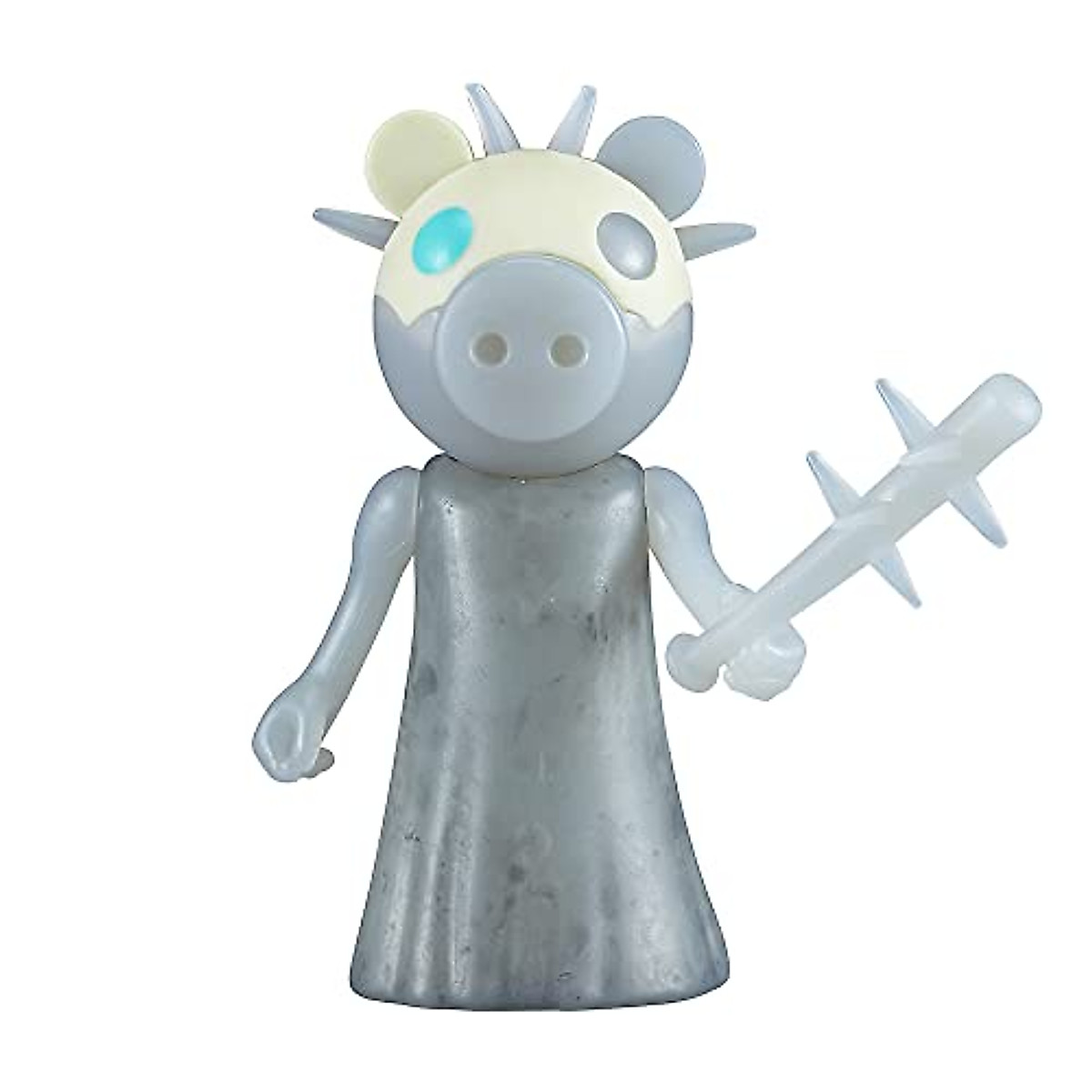 PIGGY Action Figure 6 Pack - Six 3.5" Articulated Buildable Toys, Officer Doggy, Billy, Memory, Robby, Clowny, & Frostiggy, 9 Accessories, Series 2, includes DLC