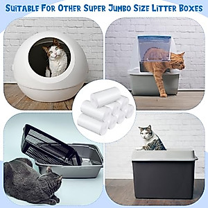 Yeaqee 200 Pcs Waste Drawer Liners Compatible with Litter-Robot Models, 9-11 Gallons Liner Bags Replacement Liner Bags Cat Litter Bags Compatible with Litter-Robot 3 and 4 for Cat Odors