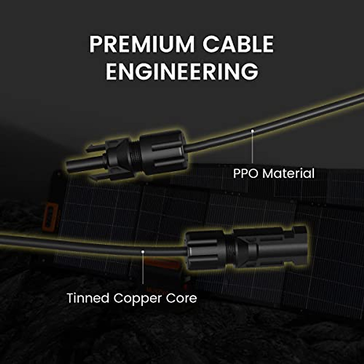Solar Panel Connector Parallel Adapter Cable M/FF and F/MM NURZVIY SolarEpoch 1-to-2 Y Branch Solar Connectors Parallel Wire Plug Tool Kit for Solar Panel