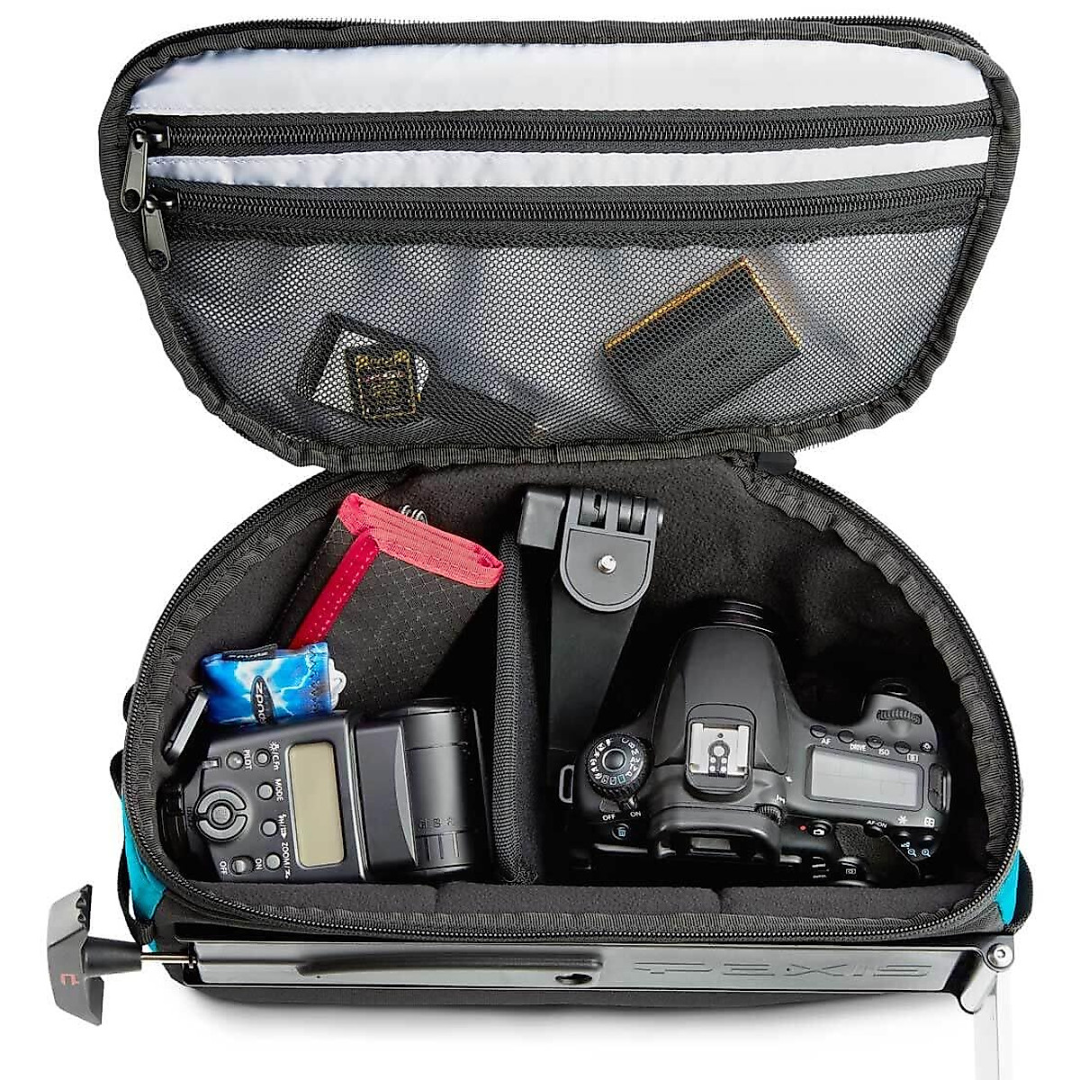 Paxis High-Tech Ergonomic Fishing and Photography Backpack - Black/Grey - Capacity: 30 Liters