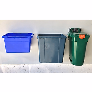 CAD Precision Inc. Recycle/Compost Bin Hanging Bracket, the EZ bin brac (for WIDE lip bins) - see details