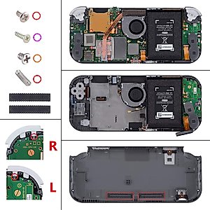 eXtremeRate Classic SNES Style DIY Replacement Shell for Nintendo Switch Lite, NSL Handheld Controller Housing w/Screen Protector, Custom Case Cover for Nintendo Switch Lite