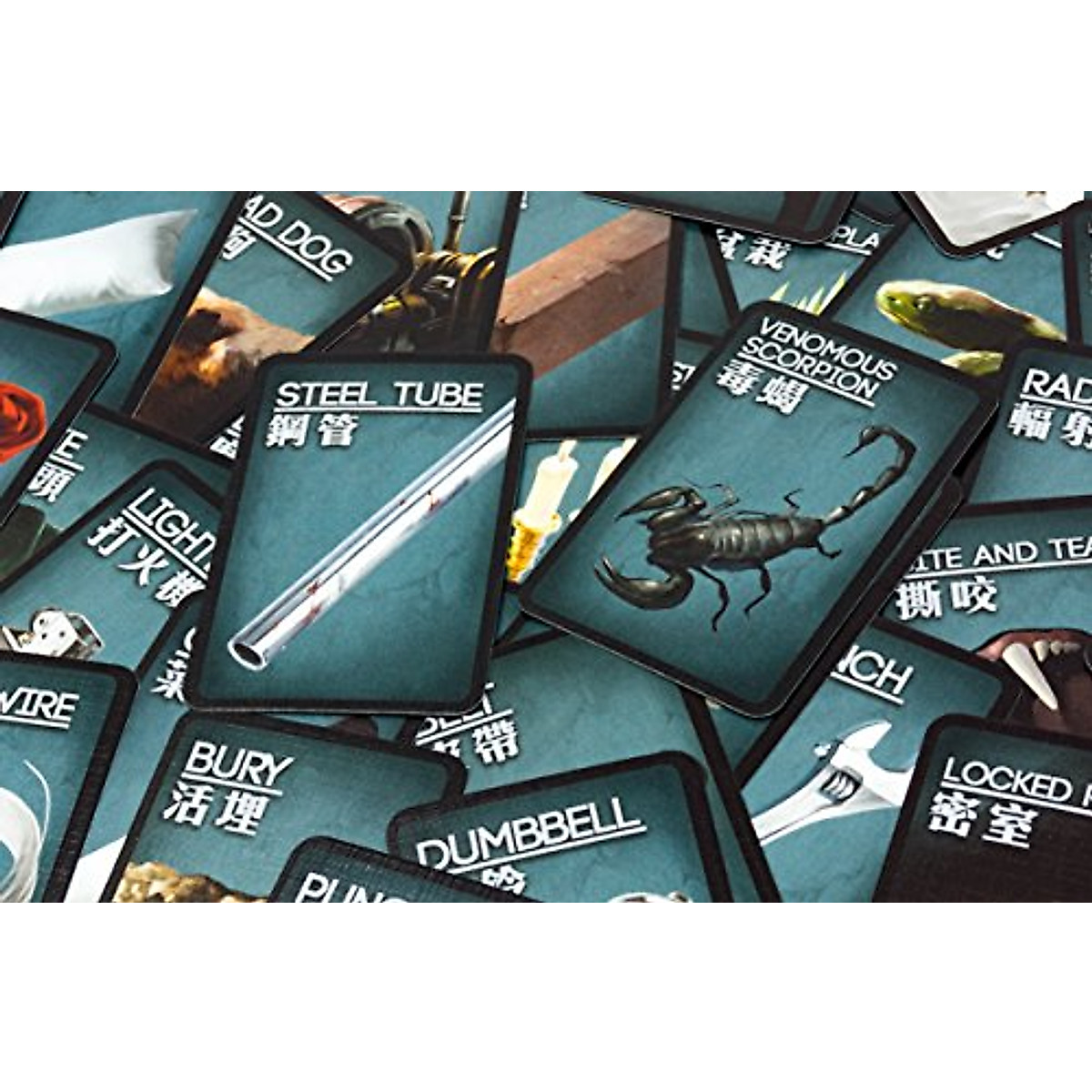 Grey Fox Games Deception: Murder in Hong Kong Board Game, Fast Pace Murder Mystery, 20 min, 4-12 Players, Age 14+ ...Who Among You Can See Through The Lies or is Capable of Not Getting Caught