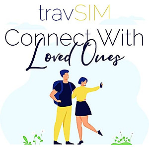 travSIM USA SIM Card (Lycamobile SIM Card) Valid for 30 Days – 6GB 3G 4G LTE Mobile Data - United States Lycamobile US SIM Card (Unlimited USA & International Calls & Texts)