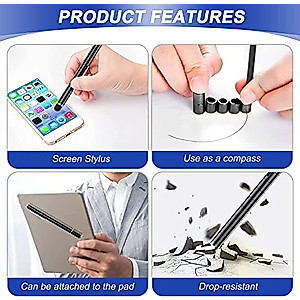 Fidget Gel Pens Gifts for Men - Birthday Gifts for Teenage Boys, Fun Gifts for Him and Kids, Mens Gifts for Dad, Personalised Gadget for Women Gifts, Unique Teen Girl Gifts, Father s Day Gifts (Black)