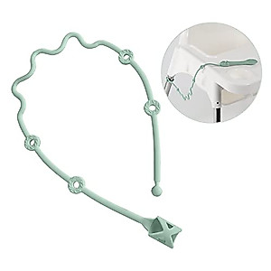 Baby Spoons Self Feeding 6+ Months Holder Strap Highchair Accessories-Gelinor Feeding Aid for Keep Spoon and Forks Set Close at Hand and Off The Ground(Green)-No Spoon