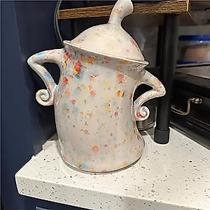 Miurixo Canister with Attitude, Sassy Kitchen Canisters, Desktop Creative Akimbo Cup Ornament, Kitchen Storage for Coffee, Tea, Sugar, and Spices (A)