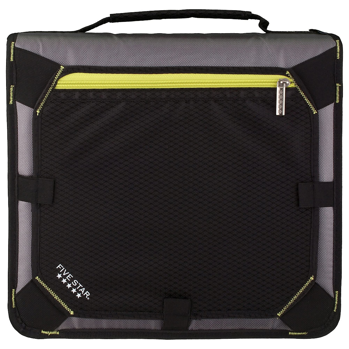 Five Star Zipper Binder, 2 Inch 3 Ring Binder, Expansion Panel, Durable, Color Selected For You, 1 Count (29052)