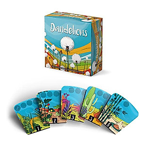 Dandelions - Board Game - Roll-and-Move - Area Majority - 2-3 Players - 15 Minutes Play Time