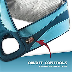 Wahl Corded Light Rotational Kneading Body Massage Wrap with Targeted Massage Nodes and Heat for Shoulder, Back, Leg, and Calf Pain Relief – FSA Eligible - Model 4270