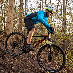 ROYCE UNION RCF Lightweight Carbon Mountain Bike, Matte Black, 29 inch Wheels / 17.5 Inch Frame