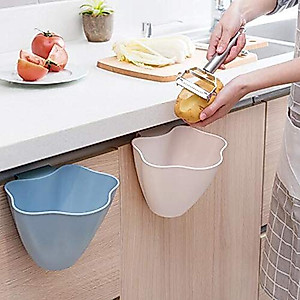 FelixStore Kitchen Multifunction Cupboard Door Hanging Garbage Cans Desktop Rubbish Organize Container Debris Storage Box Trash Bins