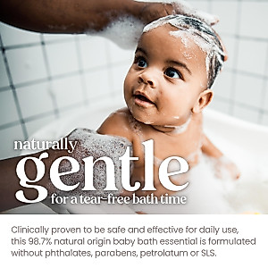 Burt's Bees Baby Shampoo & Wash, Fragrance Free & Tear Free Baby Soap - 12 Ounce Bottle