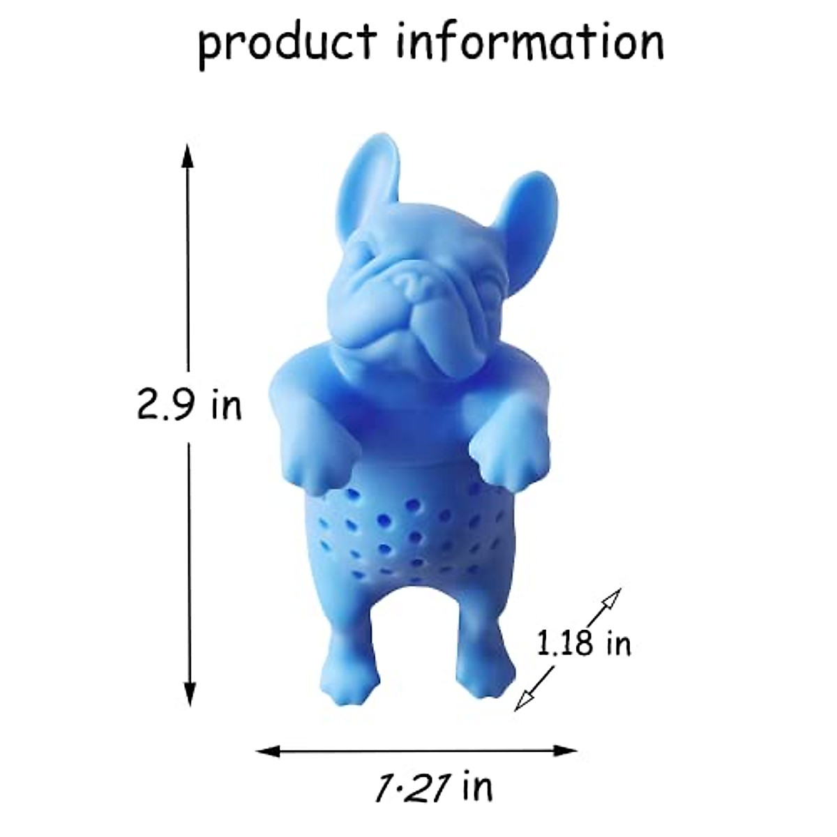 Cute Tea Infuser, Kitchenware Silicone Tea Infuser, Reusable Tea Diffuser Filter is made of food grade silicone for brewing loose leaf tea or coffee Cute Tea Infuser Gift Set.