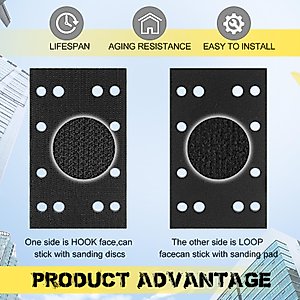 Dimsile 4 Pcs Soft Black Foam Sanding Pads Interface Sander Backing Pad Compatible with Festool RS400 LS130 Sander, 80 x 133 x 12 mm