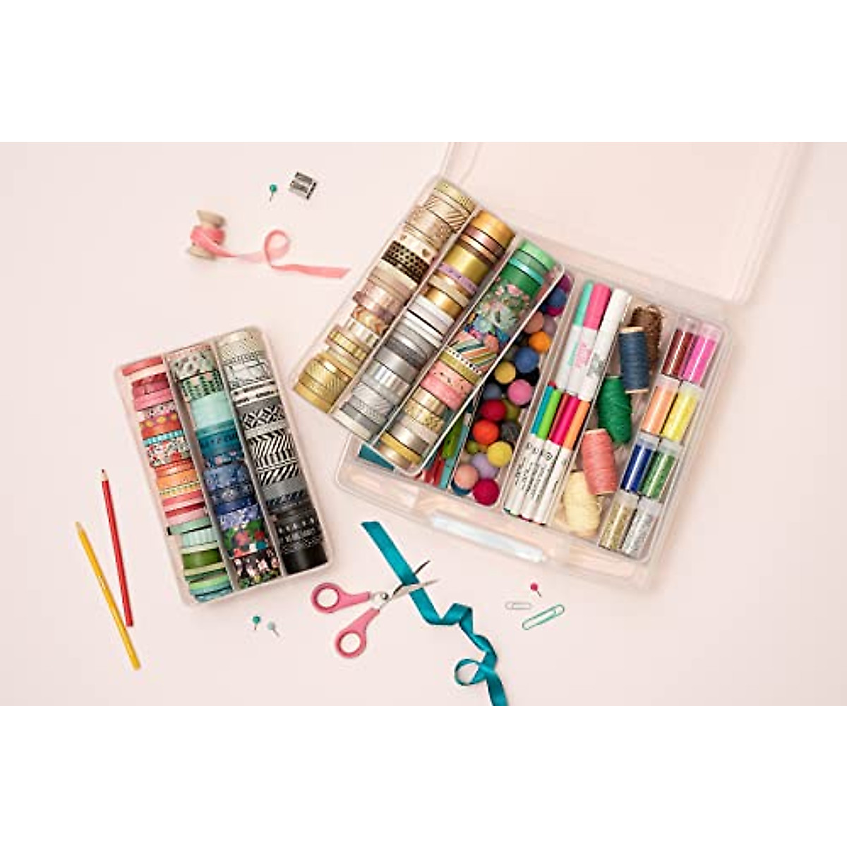 We R Memory Keepers Clear WASHI Storage BIN