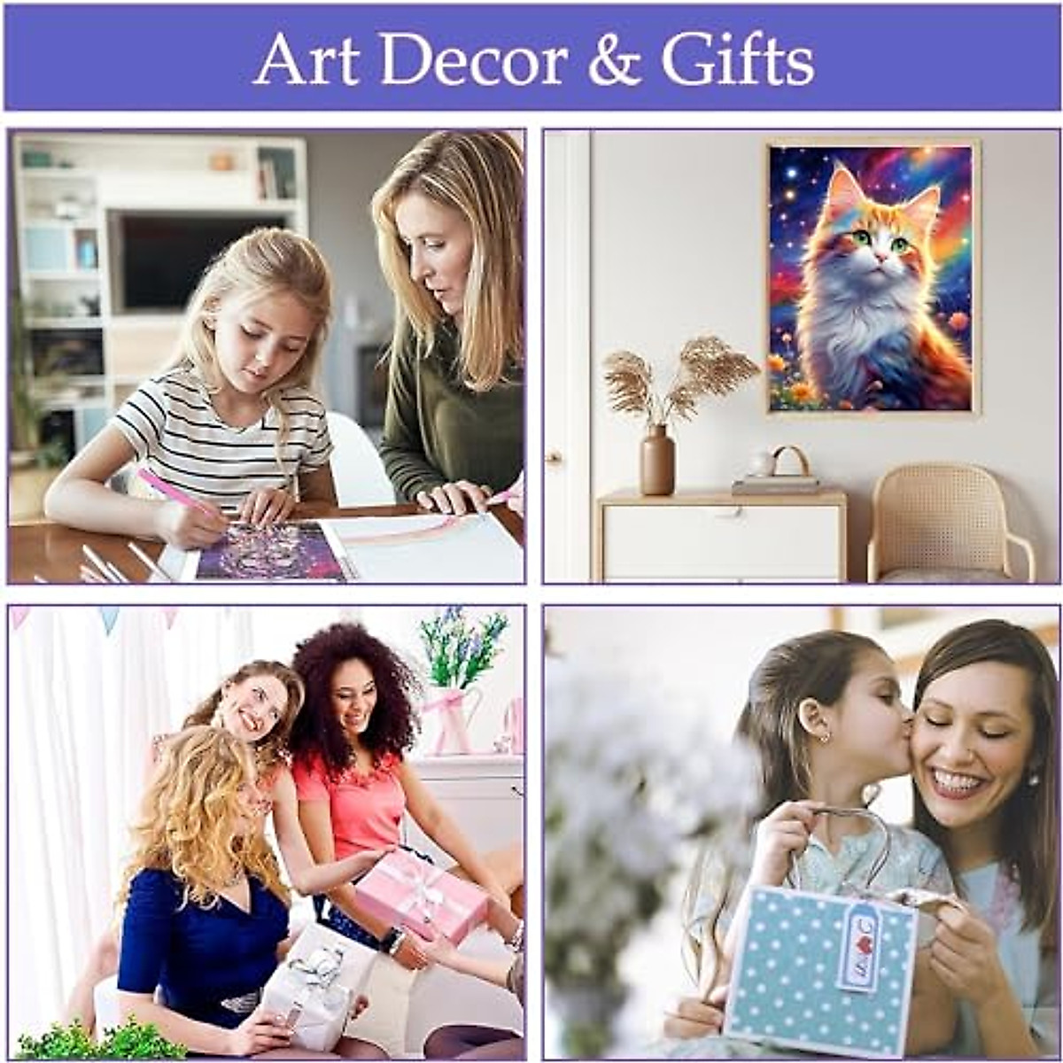 Halloween 5D Diamond Painting Kits for Adults Beginners,Animal Peacock Round Full Drill Diamond Art Kit,DIY Paint by Diamond Dots Gem Art Kits,for Christmas Home Wall Decor 24x48inch/60x120cm WS-504