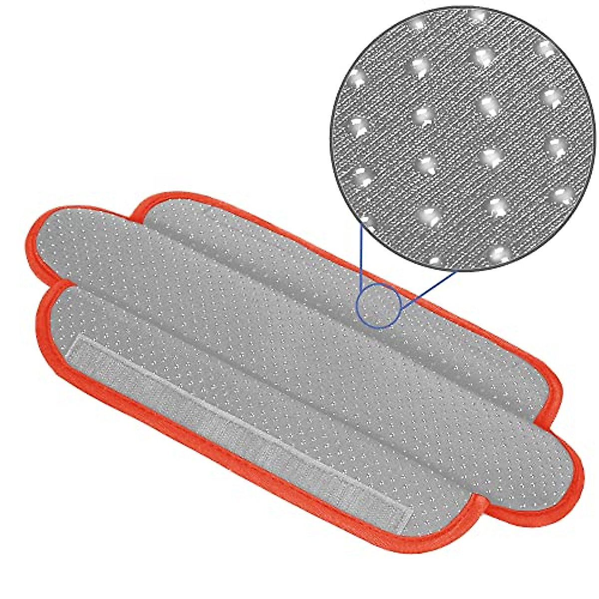 ZINZ Ultra Thick & Breathable Universal Shoulder Pad Cushion for Bag, Long & Comfort, Gray&Orange