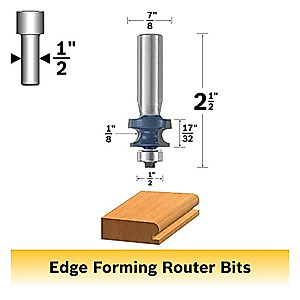 Bosch 85632M 1/8 In. x 17/32 In. Carbide Tipped Edge Beading Bit