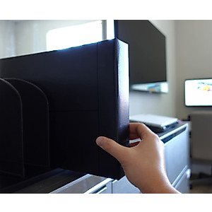 GOLD SEAL 7 Ring Executive Check Binder with Zipper Pouch, Black Textured Premium Leatherette Cover, for 9 x 13 3 Per Page Business Checks, 600 Check Capacity Checkbook Holder