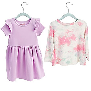 24-Pack Light Blue Velvet Hangers with Movable Clips for Baby and Kids Clothes, Slip-Resistant, Space-Saving for Pants, Leggings, Skirts, Shorts, Jackets, 360 Degree Swivel Hook (12x8 in)