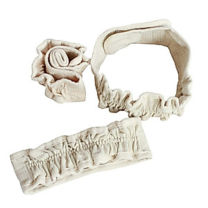 Topwon Cotton Baby Cloth Diaper Fastener Baby Belly Belt Diaper Fastener 6 Pack Belt Waist Support for Baby Reusable Washable Replaces Diaper Pins