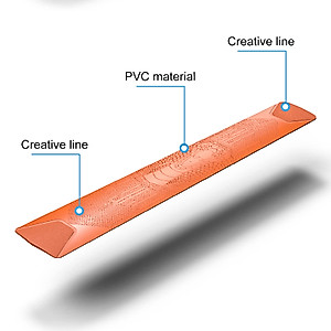 kingsea Mountain Bike Frame Protector,3M MTB Bicycle Down Tube Frame Guard for Mountain Bike Road Bike from Collision and Scratch(Snake Orange)